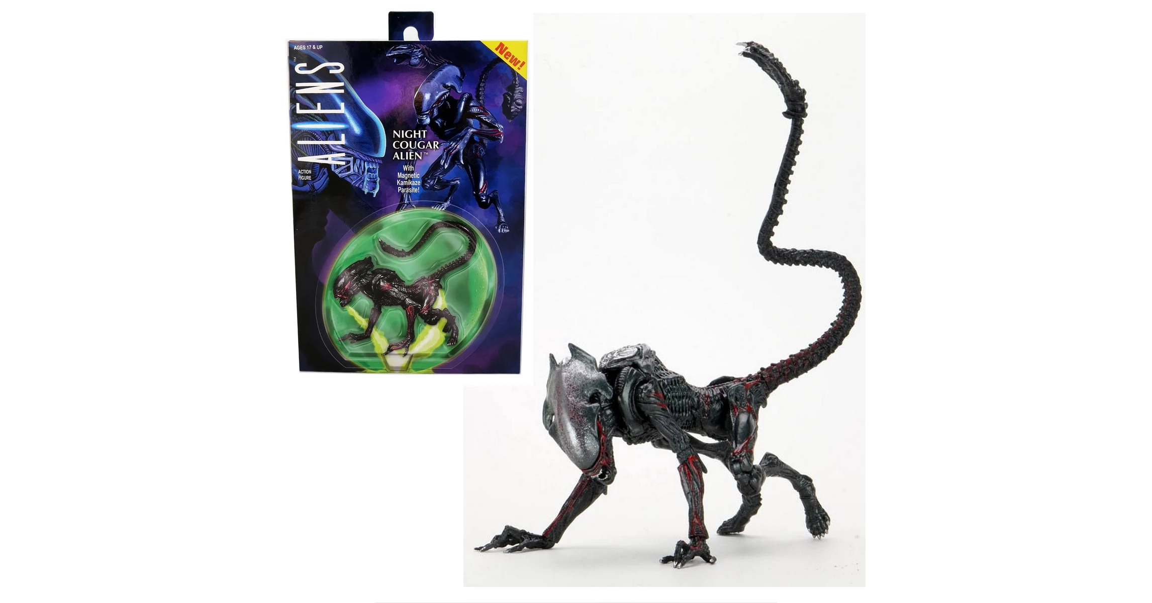 Night Cougar Alien With magnetic Kamikaze Parasite! Aliens akcion ...