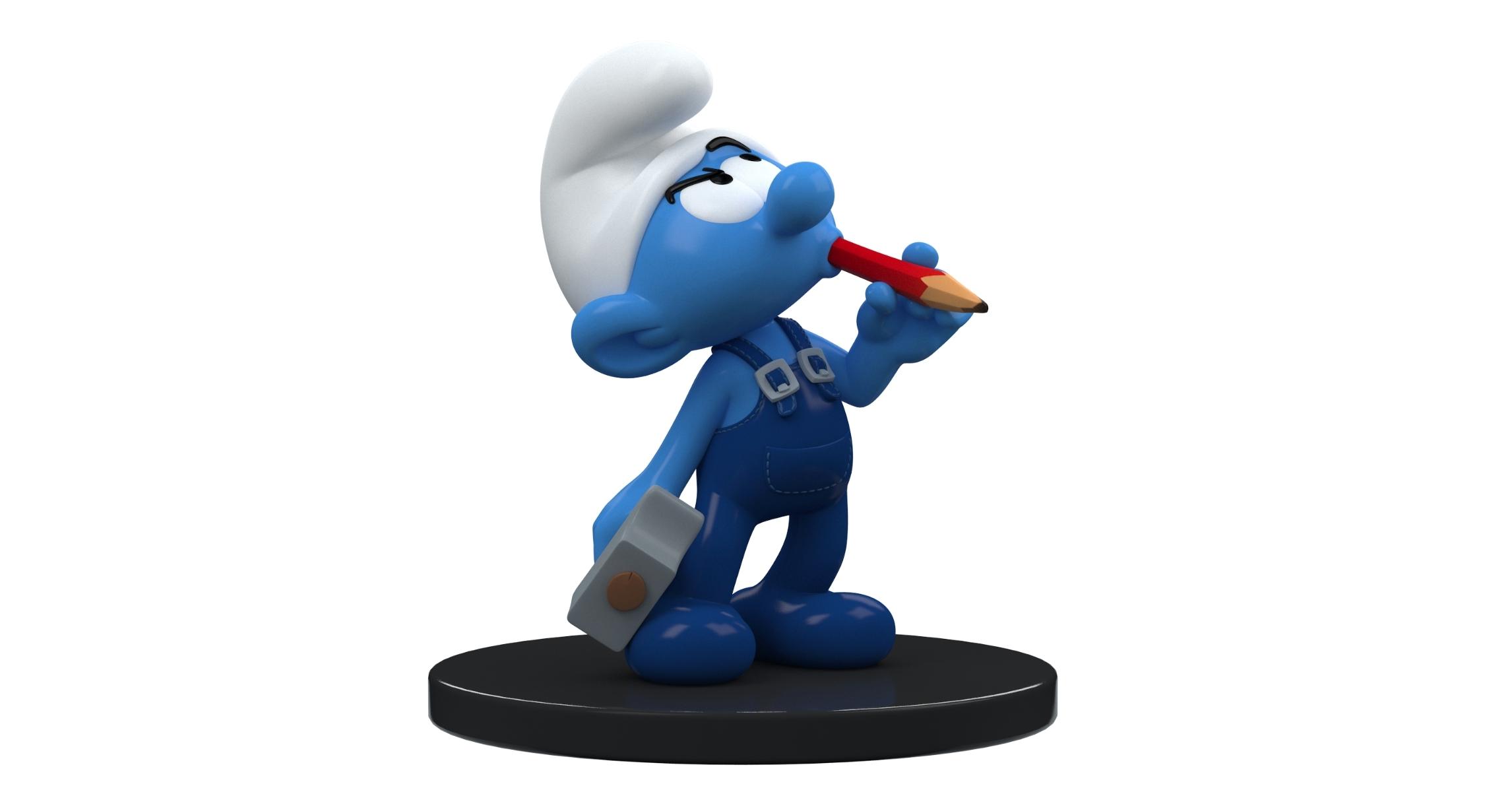 Hupikék Törpikék Ügyi figura 11 cm - Hupikék törpikék