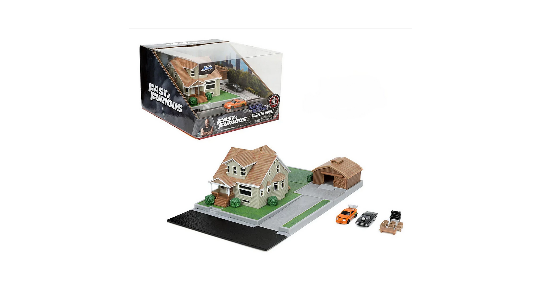 Fast & Furious nano Toretto house szett - Fast & Furious